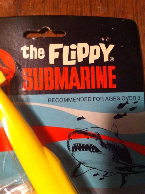 Vintage Flippy Submarine Placo Flipco Plastic Diver Toy Orig Package