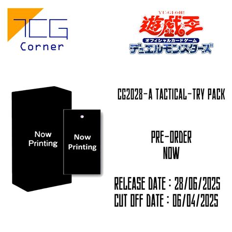 Tcg Corner Yu Gi Oh Official Card Game Duel Monsters Tactical Try Pack Pre Order 15 Packs Per