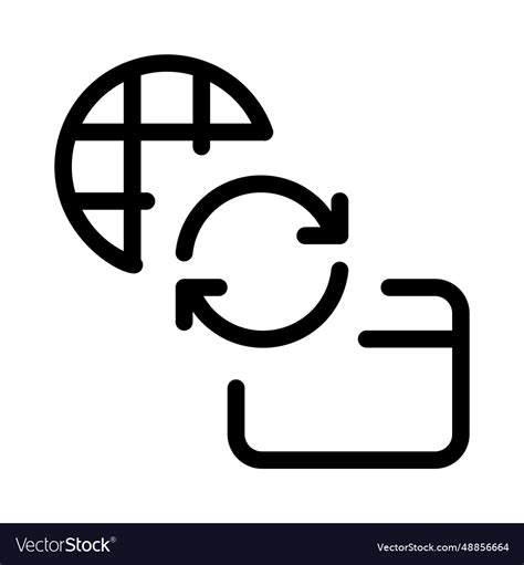 Reloading Browser Due To Globally Internet Issue Vector Image