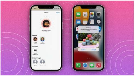 ios17 namedrop vs ios16 airdrop how to use namedrop transfer data