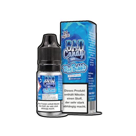 Bad Candy 10ml Liquid 20mgml Blue Bubble Kautabak24