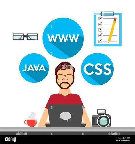 Programming Language Design Stock Vector Image And Art Alamy