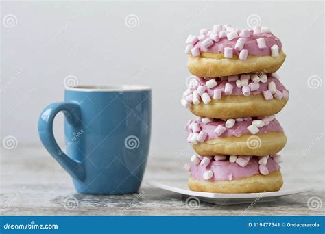 Pink Marshmallow Donuts Stock Image Image Of Isolated 119477341 Pink Marshmallow Donuts Stock Image Image Of Isolated 119477341