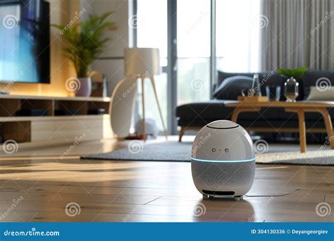 Innovative Smart Home Gadgets Integrated Into Daily Life Stock