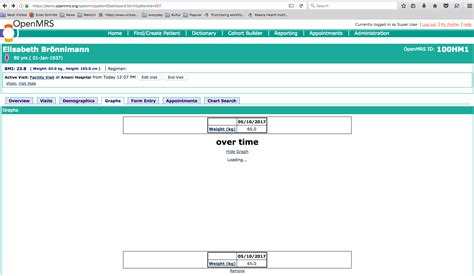 Graphs Do Not Display How To Customize Graphs In Openmrs Ask Openmrs Openmrs Talk
