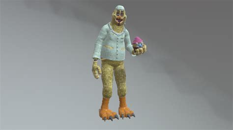 Jr Chica Download Free 3d Model By Fan Promedio De Fnaf
