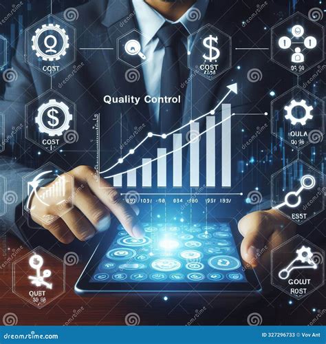 Cost And Quality Control Business Strategy And Project Managme Stock