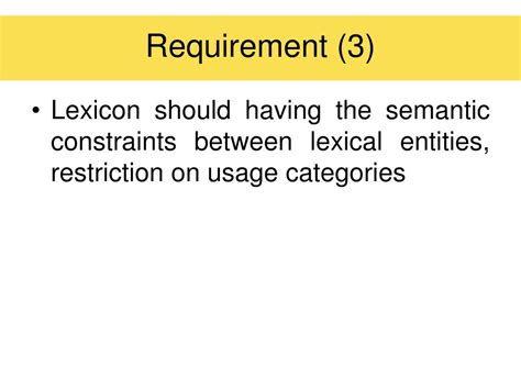 PPT Language And Tools For Lexical Resource Management PowerPoint Presentation ID