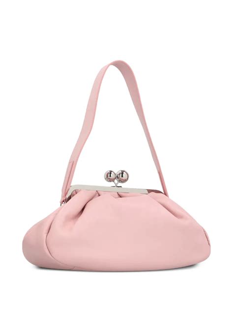Weekend Max Mara Medium Pasticcino Clutch Bag Pink Farfetch