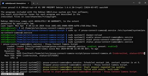 prusa connect camera server using viam general discussion