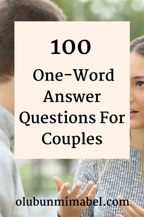 100 Fun One Word Answer Questions To Know Someone Questions To Know