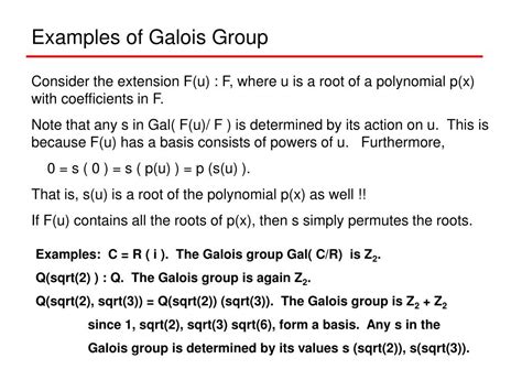 ppt using galois theory to prove structure form motion algorithms are