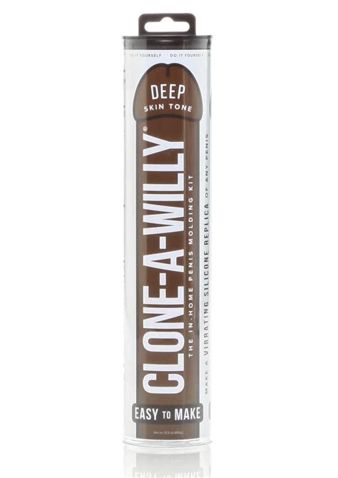 Clone A Willy Diy Vibrating Dildo Kit Deep Skin Tone Tae