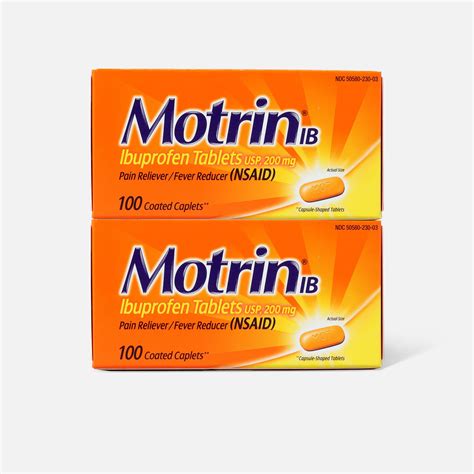 Fsa Eligible Motrin Ib Ibuprofen Pain Relieverfever Reducer 200 Mg