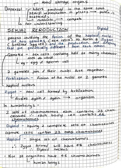 Solution 0610 Igcse Biolgy Reproduction In Plants And Humans Detailed