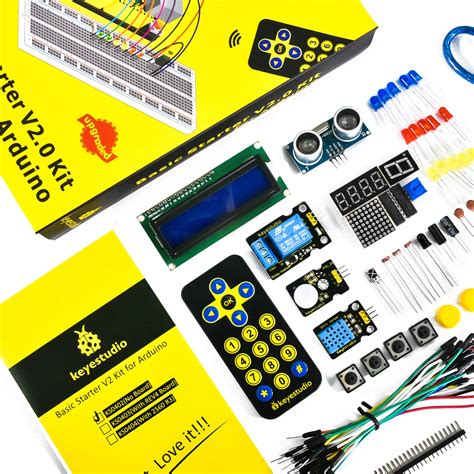 Keyestudio Basic Starter Kit Learning Suite V2 0 Upgraded Version For Arduino Starter Kit With