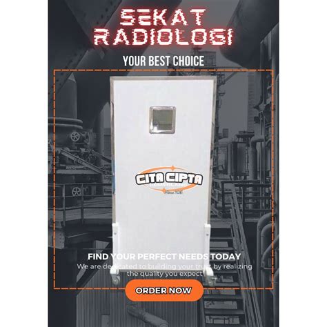 Jual Pintu Anti Radiasi Pb Pintu Xray Tabir Radiologi Sekat