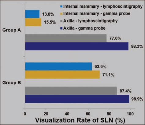 Sentinel Lymph Nodes Visualization Rate According To Different Group By