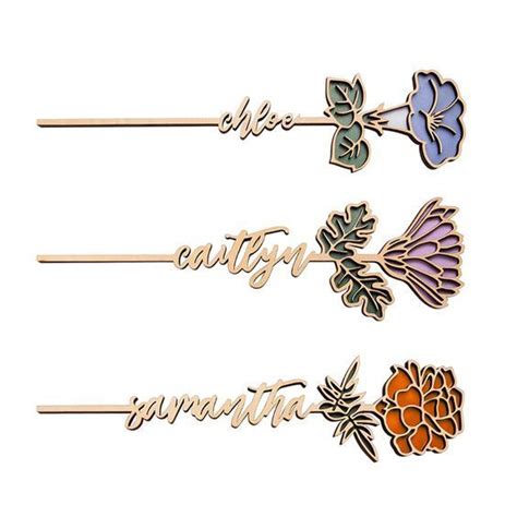 Inspiring Cnc Laser Metal Ideas For Home Decor In 2025 Lasercut Design Birth Flowers Wooden