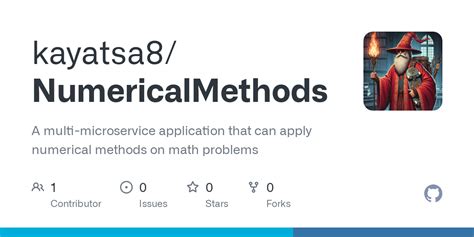 Github Kayatsa8numericalmethods A Multi Microservice Application That Can Apply Numerical