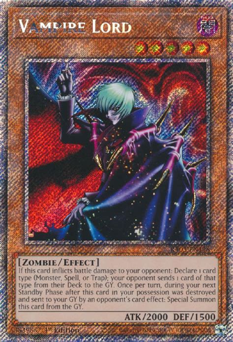 Ra03 En128 Vampire Lord Yu Gi Oh