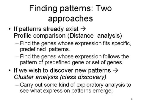 microarray data analysis class discovery and class prediction