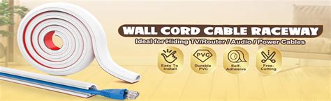 Ramoni Wire Hider On Wall 2m66ft Pvc Wire Organiser Cable Protector
