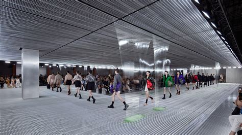 Slime Drips From The Ceiling At Prada Menswear Show