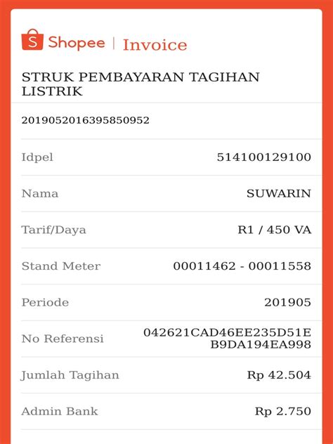Detail Contoh Invoice Shopee Koleksi Nomer 12