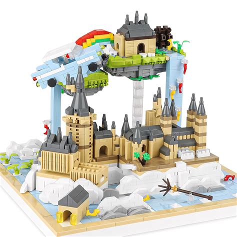 HI Reeke Architecture Micro Mini Building Block Set Harry Castle Building Kit Gift Multi Color