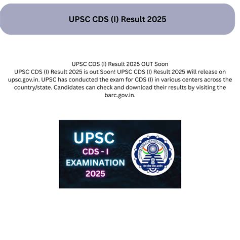 UPSC CDS I Result 2025 To Be Declared Soon Maalhub In Free Job Alert