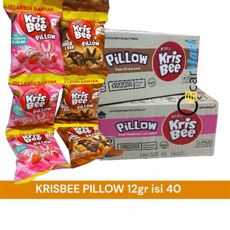 Jual Depo Snack Krisbee Pillow 1 Dus 12gr Isi 4 × 10 Renceng Shopee
