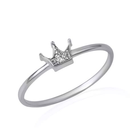 925 Sterling Silver Cubic Zirconia Crown Ring Factory Direct Jewelry