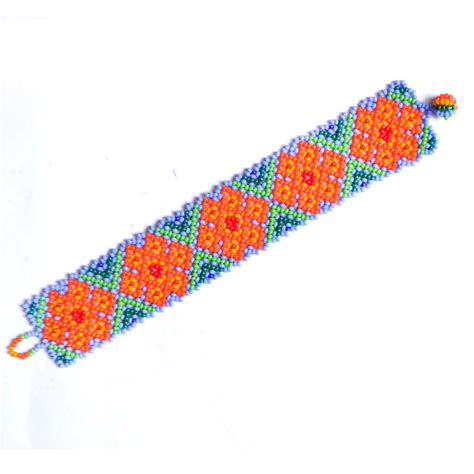 Pulsera De Chaquira Huichol Artesanía Huichol Tienda De Arte Huichol