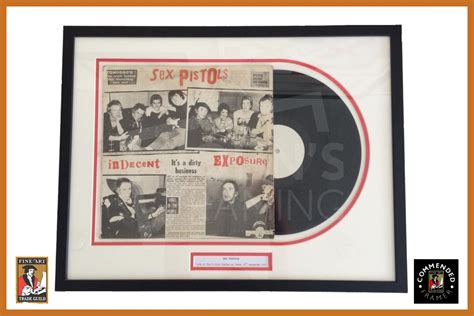 Sex Pistols Vinyl Framed Johns Framing Service