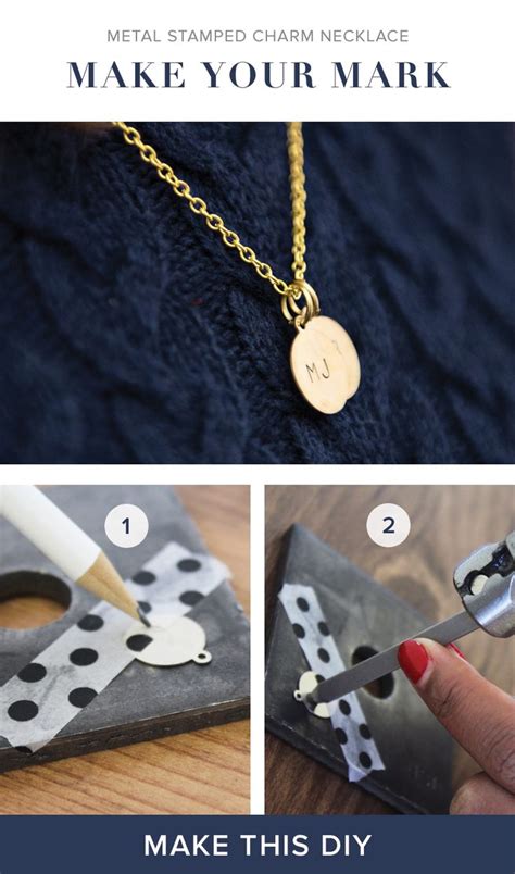 Personalize Your Jewelry With Metal Stamping Stamped Charm Necklace