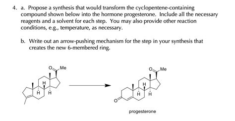 Solved A Propose A Synthesis That Would Transform The
