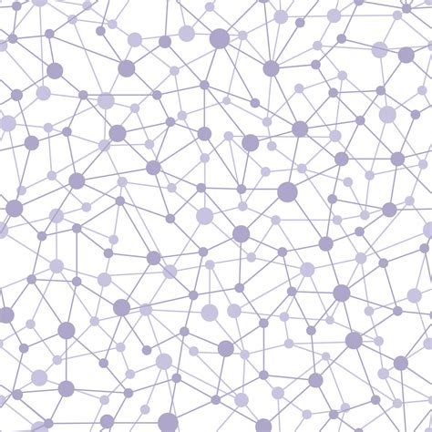 Neural Network Of Nodes And Connections Seamless Pattern 3076918 Vector