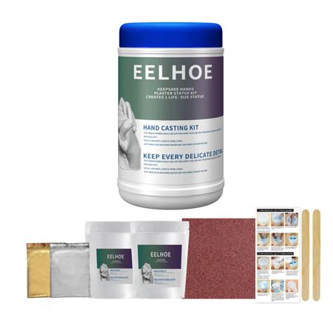 Eelhoe ชุดแม่พิมพ์ปูนปลาสเตอร์ผงสำหรับ3d พิมพ์ด้วยมือของขวัญที่ระลึกการเติบโตของทารกของขวัญวัน