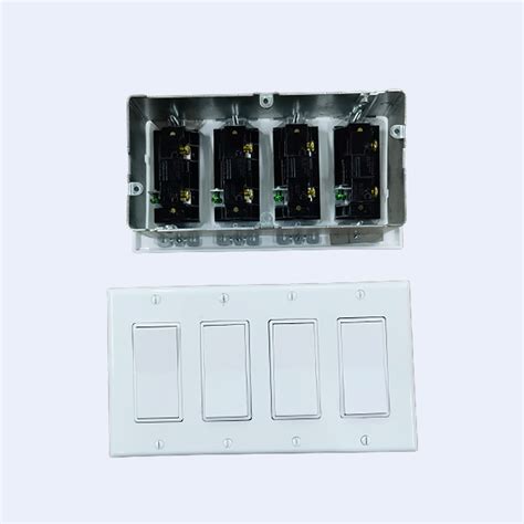 4 Gang Switch Sockets Plug Ruff In Finishing Tool Free Install