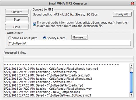 Small WMA MP Converter Download Softpedia