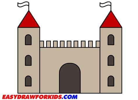 How To Draw A Castle 4 Ways With Pictures