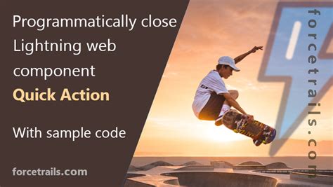 how to programmatically close lwc screen quick action from js