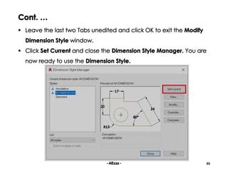 AutoCAD Annotative Text And Dimensions PPT