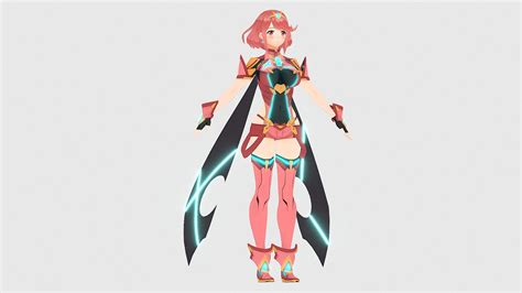 Pyra Download Free 3d Model By 雨宮レン Oscar3dmodel C19b7e8 Sketchfab