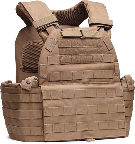 Tactical Vest Quick Release Gear Molle Attachments Padded Design For