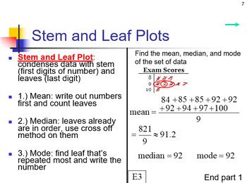 Mean Median And Mode By Mr Sutton Presents TPT