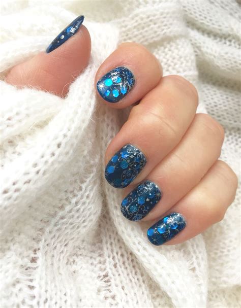 2015 Christmas Design Cnd Shellac Peacock Plume With Big Glitter And Yours Loves Sascha