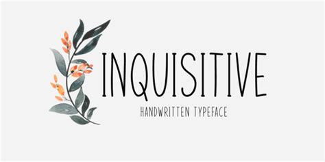 Inquisitive Font Download Free Resource