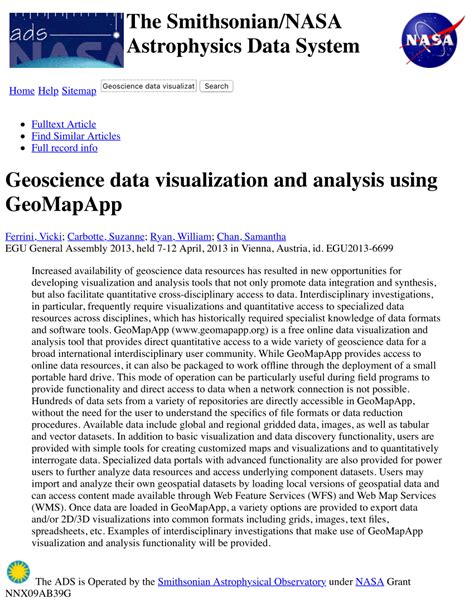 pdf geoscience data visualization and analysis using geomapapp